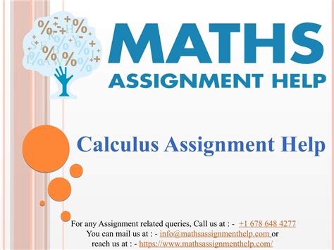 Calculus Assignments Help By Maths Assignment Help Issuu