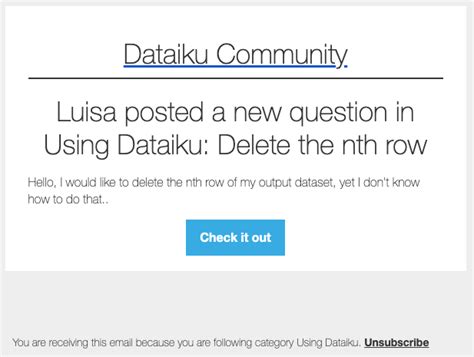 Modify Email Template For Product Ideas — Dataiku Community