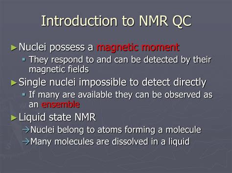 Ppt Nmr Quantum Information Processing And Entanglement Powerpoint Presentation Id 3034381