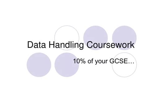PPT Data Handling Coursework PowerPoint Presentation Free Download ID 5556447