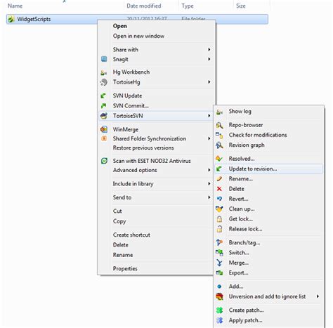 Worked Example Source Controlling A Database Using Scripts Folders