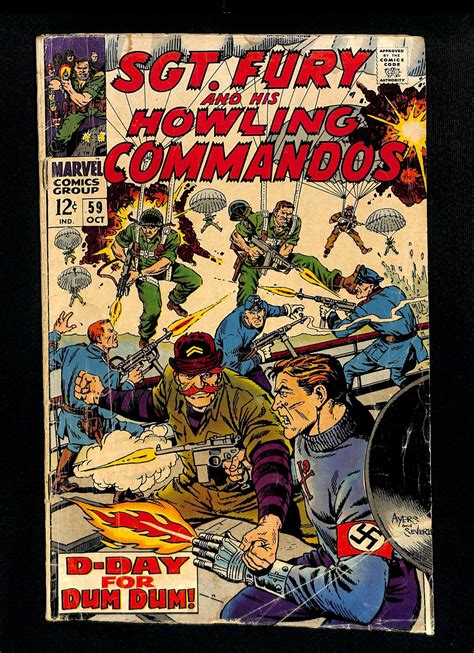 Sgt Fury And His Howling Commandos 59 Full Runs And Sets Marvel Sgt Fury War Hipcomic