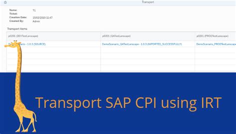 Doing Sap Cpi Transports With Irt Figaf