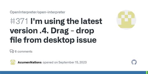 Im Using The Latest Version 4 Drag Drop File From Desktop Issue