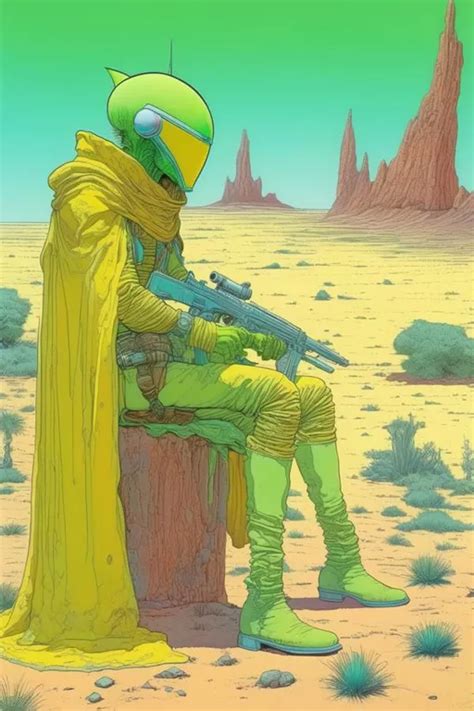 Moebius Jean Giraud Style Aieasypic
