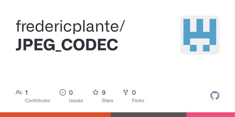 Github Fredericplante Jpeg Codec