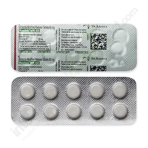 Buy Gliclazide 60mg Mr Tablets Online At Low Cost Idm