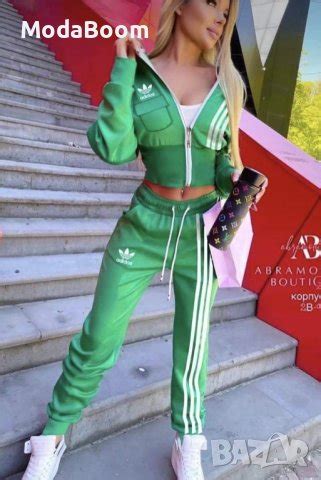 💚Adidas стилен зелен дамски екип💚 в Спортни екипи в гр. София ...