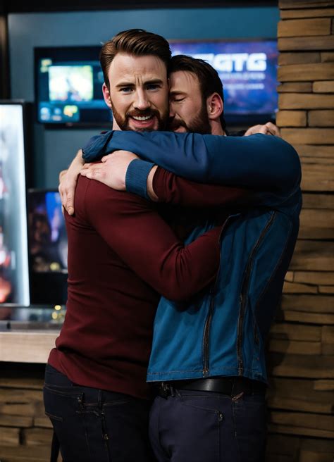 Lexica Photo Chris Evans In A Hug With Matthew Mercer