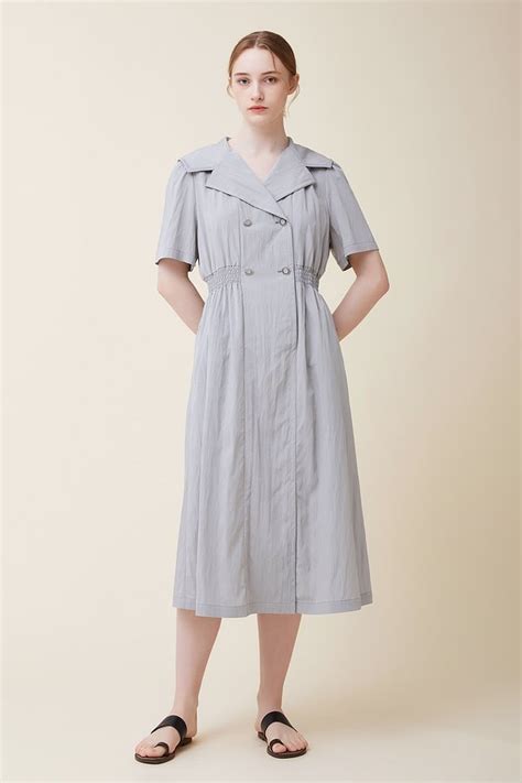 Gcut지컷 더블 버튼 세일러 카라 원피스 Sivillage 에스아이빌리지