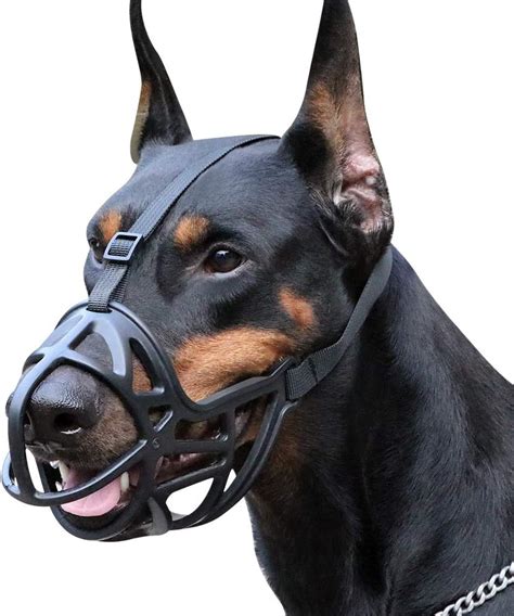 Mayerzon Dog Muzzle, Breathable Basket Muzzle to Prevent Barking ...