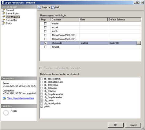 How To Configure A SQL Server Schema