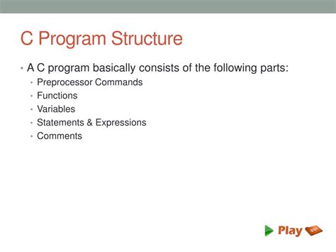 Ppt C Language Tutorial Powerpoint Presentation Free Download Id