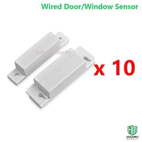 Pcs Wired Door Magnetic Sensor Window Magnetic Contact In Sensor Detector From Security