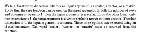 Solved Write A Function To Determine Whether An Input Chegg