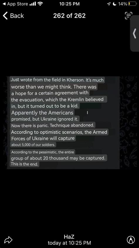 Russian Telegram On The Situation Rrussiaukrainewar2022