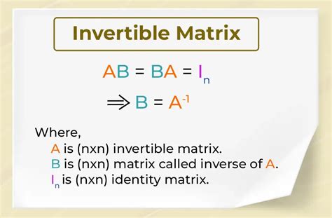 matrix inverse a complete guide to calculations and uses