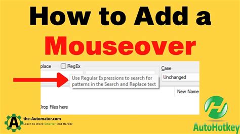 Adding A Tooltip Mouseover To A Control In A Gui Tatm Youtube