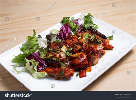 Chilli Garlic Mogo Indian Street Food Stock Photo Shutterstock