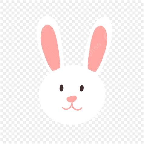 자유형 귀여운 토끼 일러스트 얼굴 귀엽다 손으로 그린 만화 Png 일러스트 및 Psd 이미지 무료 다운로드 Pngtree