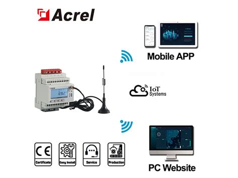Acrel Adw300 Wireless Smart Three Phase Power Meter