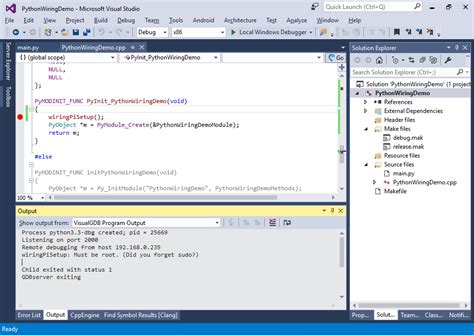 Creating Python Interfaces For C Libraries On Raspberry Pi VisualGDB Tutorials