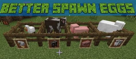 Better Spawn Eggs Texture Pack For Minecraft
