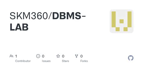 Github Skm360dbms Lab