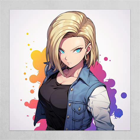 Coop Colorful Ink Android 18 Dragon Ball Super