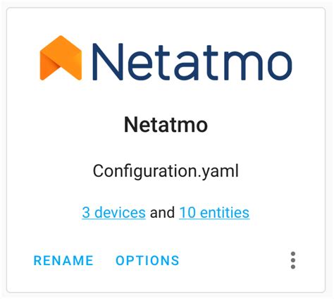 Netatmo Welcome And Presence Dont Show Up Configuration Home