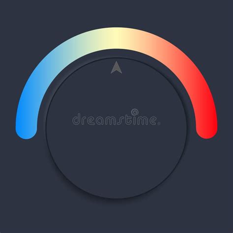 Thermostat Icon Gradient From Cold To Hot Climate Control Regulator