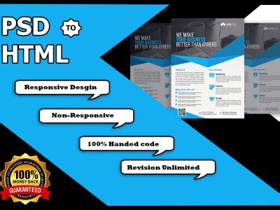 To Convert Psd To Html Sketch To Html Xd Zeplin Wix Figma To HTML Website Upwork