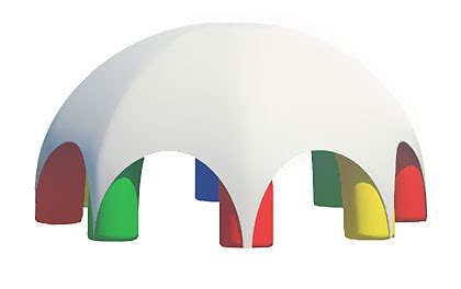 Надувная палатка «Шатер восьмиопорный» - купить по цене производителя в ...