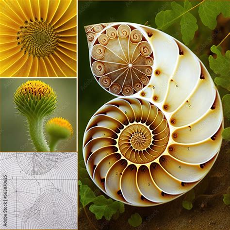 Fibonacci Sequence And Gold Proportion Made With Generative AI Stock Illustration Adobe Stock