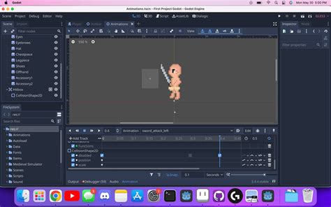 How To Keep The Shape Of The Collisionshape2d During Animation R Godot