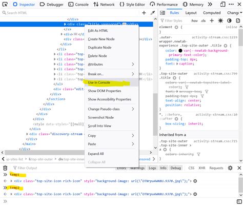 Take A Screenshot Of A Single Node