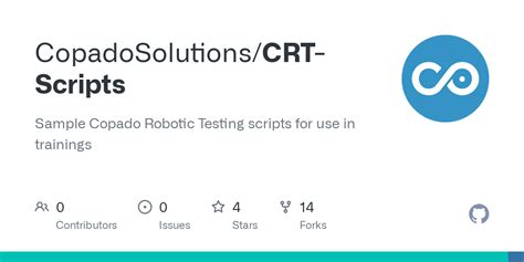 Github Copadosolutionscrt Scripts Sample Copado Robotic Testing