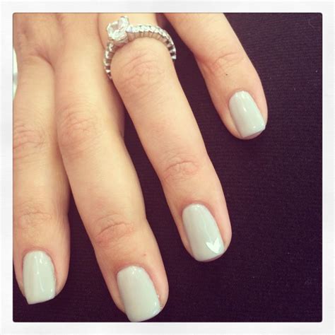 Light Grey Shellac Overlay Shellac Nails Beauty