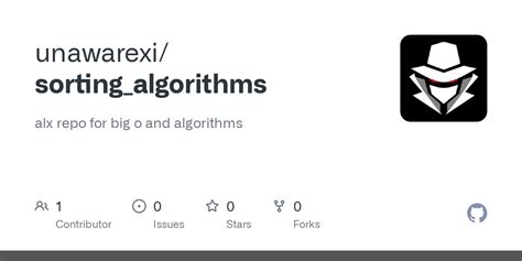 Github Unawarexisortingalgorithms Alx Repo For Big O And Algorithms
