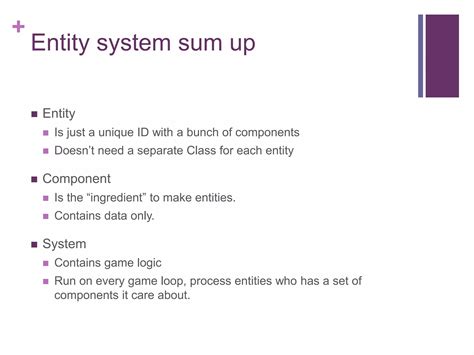 ogdc 2014 component based entity system mobile game development ppt