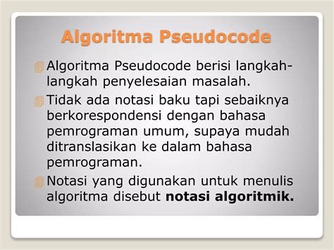 Pertemuan 1 Algoritma Ppt