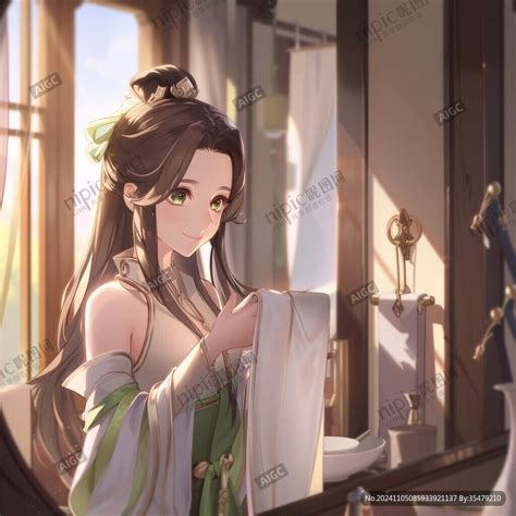 Ai创作图唯美画风 古风麻将 古风小姐姐 妙光古风 立绘插画 同人画作 日系画风 貂蝉再世 范蠡西施 神女仙子甄宓 电脑壁纸美图 钟离君 画意虞姬 约稿 甄宓 昵图网