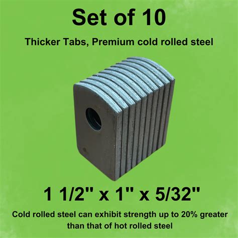 Roll Cage Weld Tab Kit 70 Tabs Steel Tabs Chassis Tabs Tubing Kit