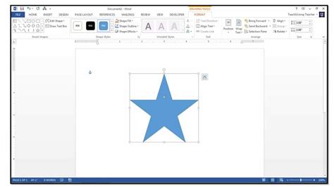 How To Insert Shapes Into Microsoft Word