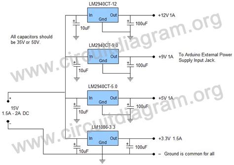 Essential Power Supply For Arduino And Other Microcontroller Projects Power Supply Circuit