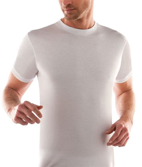T Shirt Girocollo Alto Manica Corta Uomo Cotone Liabel