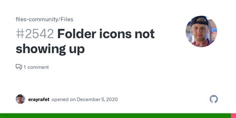 Folder Icons Not Showing Up · Issue 2542 · Files Communityfiles · Github