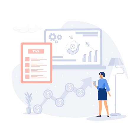 Premium Vector Tax Preparation Abstract Document Preparation Payment