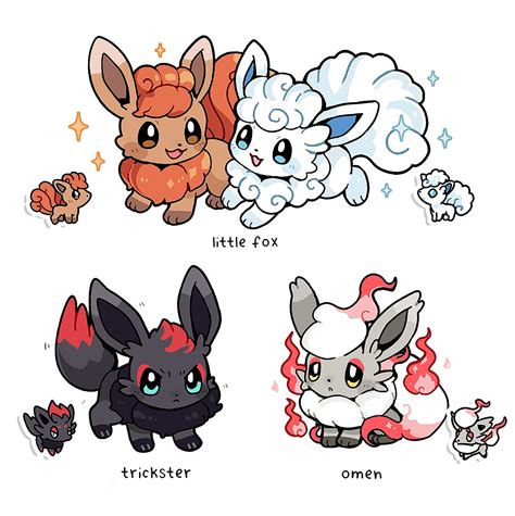 Mamobot Alolan Vulpix Eevee Hisuian Zorua Vulpix Zorua Nintendo Pokemon Commentary