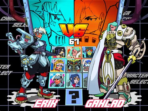 Fighting Game Character Select Screen Template